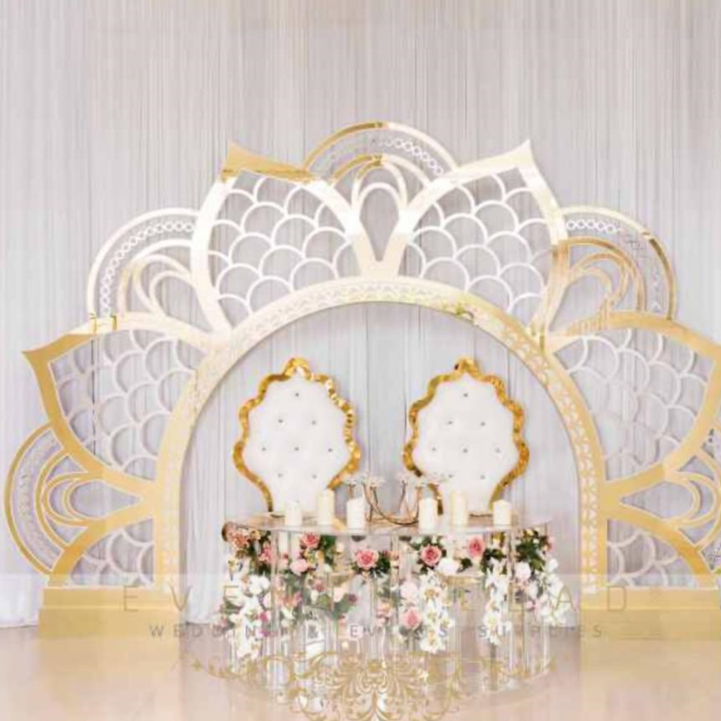 Aladdin Backdrop – Gold | Bolkem Event Rentals